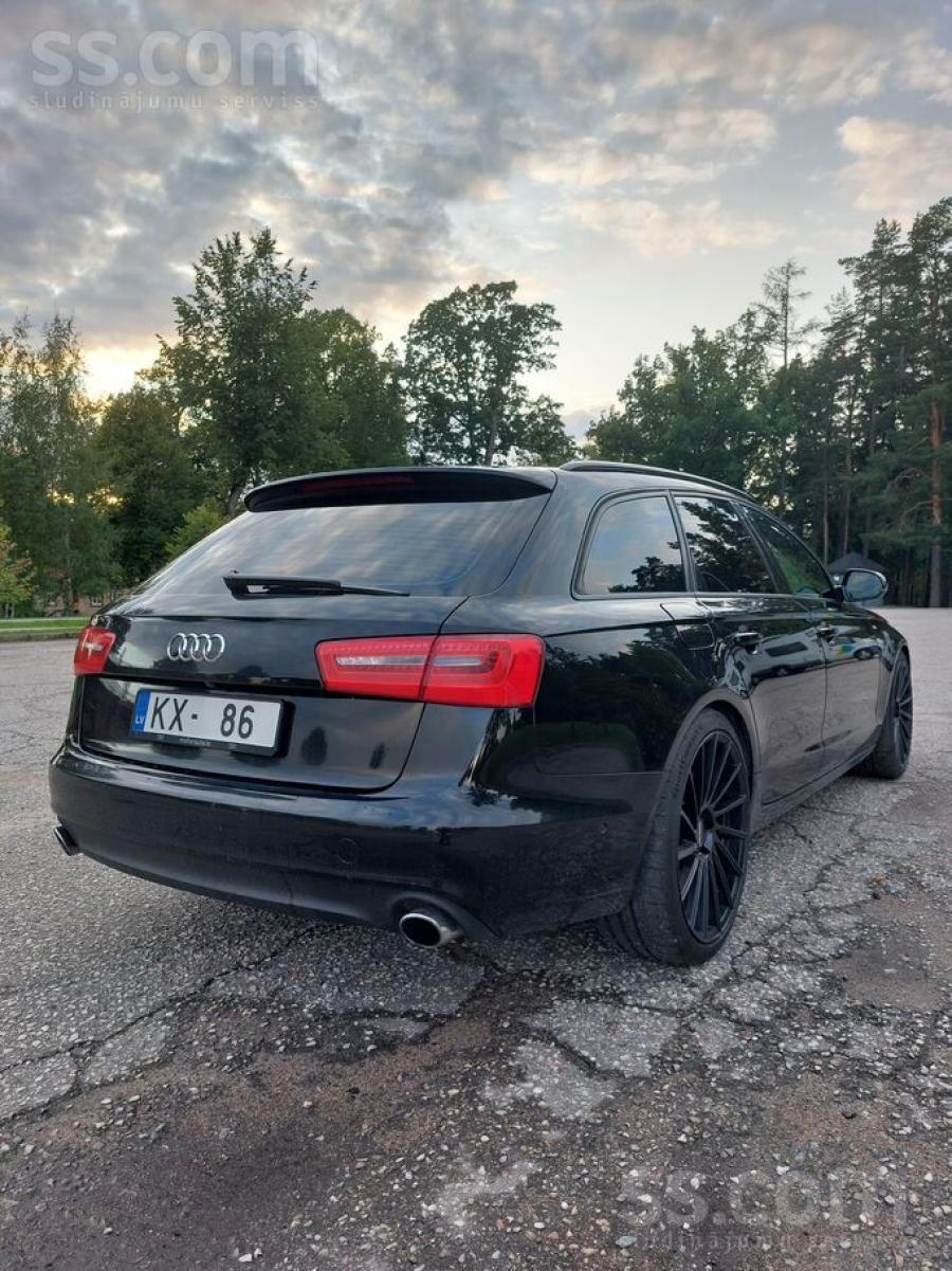 Black Audi A6 2012 in Cesis, with an engine capacity of 3.00 L and mileage of 389 thousand km for 12300 €, photo 20 on AUTOMOTO.COM.LV