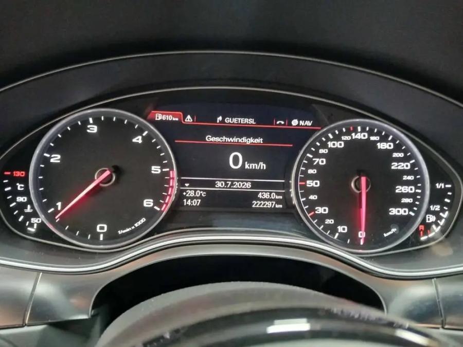 Black Audi A6 2012 in Marupe, with an engine capacity of 2.00 L and mileage of 222 thousand km for 10990 €, photo 9 on AUTOMOTO.COM.LV
