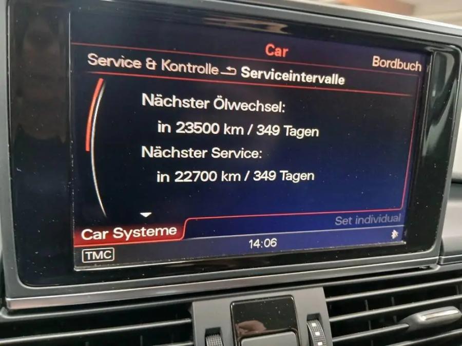 Black Audi A6 2012 in Marupe, with an engine capacity of 2.00 L and mileage of 222 thousand km for 10990 €, photo 11 on AUTOMOTO.COM.LV