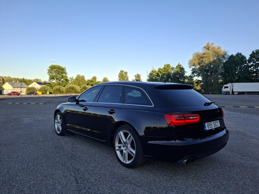 Black Audi A6 2012 in Tartu, with an engine capacity of 2.00 L and mileage of 313 thousand km for 10000 €, photo 4 on AUTOMOTO.COM.LV