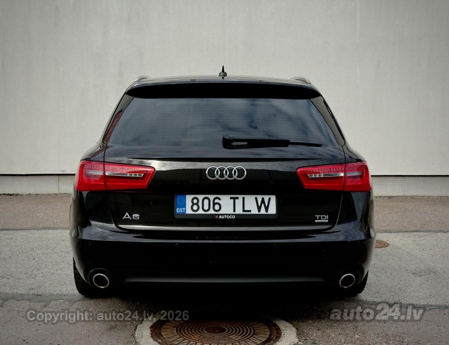 Black Audi A6 2012 in Tallinn, with an engine capacity of 3.00 L and mileage of 318 thousand km for 9700 €, photo 6 on AUTOMOTO.COM.LV