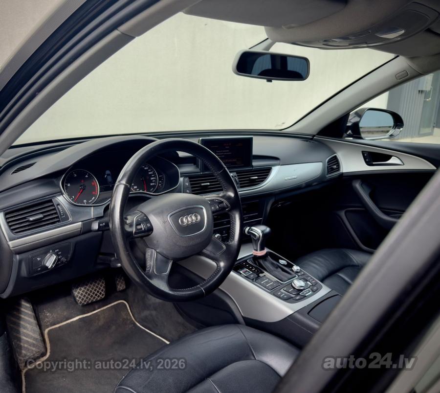 Black Audi A6 2012 in Tallinn, with an engine capacity of 3.00 L and mileage of 318 thousand km for 9700 €, photo 9 on AUTOMOTO.COM.LV