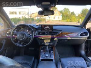 Black Audi A6 2012 in Bauska, with an engine capacity of 3.00 L and mileage of 295 thousand km for 12700 €, photo 10 on AUTOMOTO.COM.LV