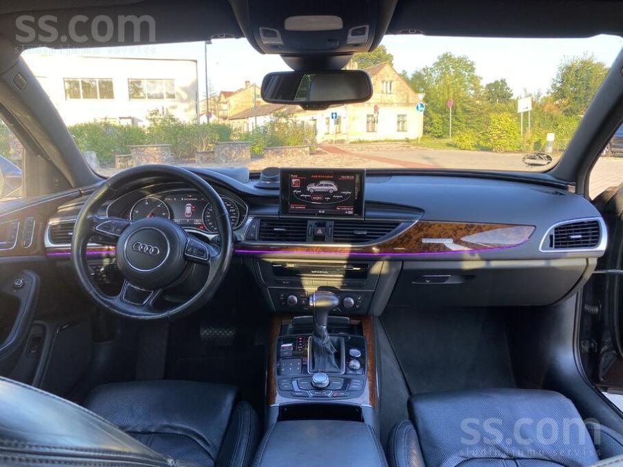 Black Audi A6 2012 in Bauska, with an engine capacity of 3.00 L and mileage of 295 thousand km for 12700 €, photo 10 on AUTOMOTO.COM.LV