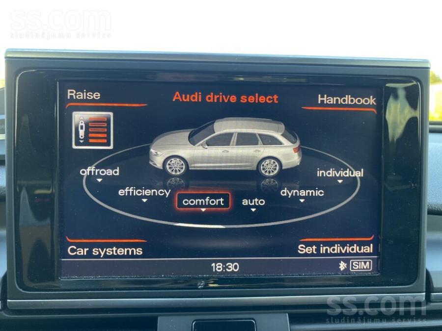 Black Audi A6 2012 in Bauska, with an engine capacity of 3.00 L and mileage of 295 thousand km for 12700 €, photo 11 on AUTOMOTO.COM.LV