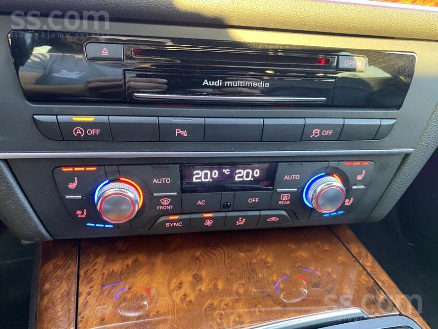 Black Audi A6 2012 in Bauska, with an engine capacity of 3.00 L and mileage of 295 thousand km for 12700 €, photo 12 on AUTOMOTO.COM.LV