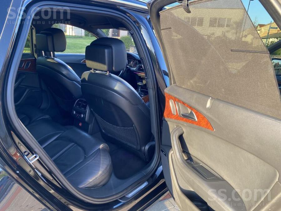 Black Audi A6 2012 in Bauska, with an engine capacity of 3.00 L and mileage of 295 thousand km for 12700 €, photo 14 on AUTOMOTO.COM.LV