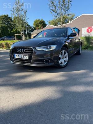 Melns Audi A6 2012 Rīga, ar dzinēja tilpumu 3.00 L un nobraukumu 304 tūkst. km par 9300 €, foto  vietnē AUTOMOTO.COM.LV