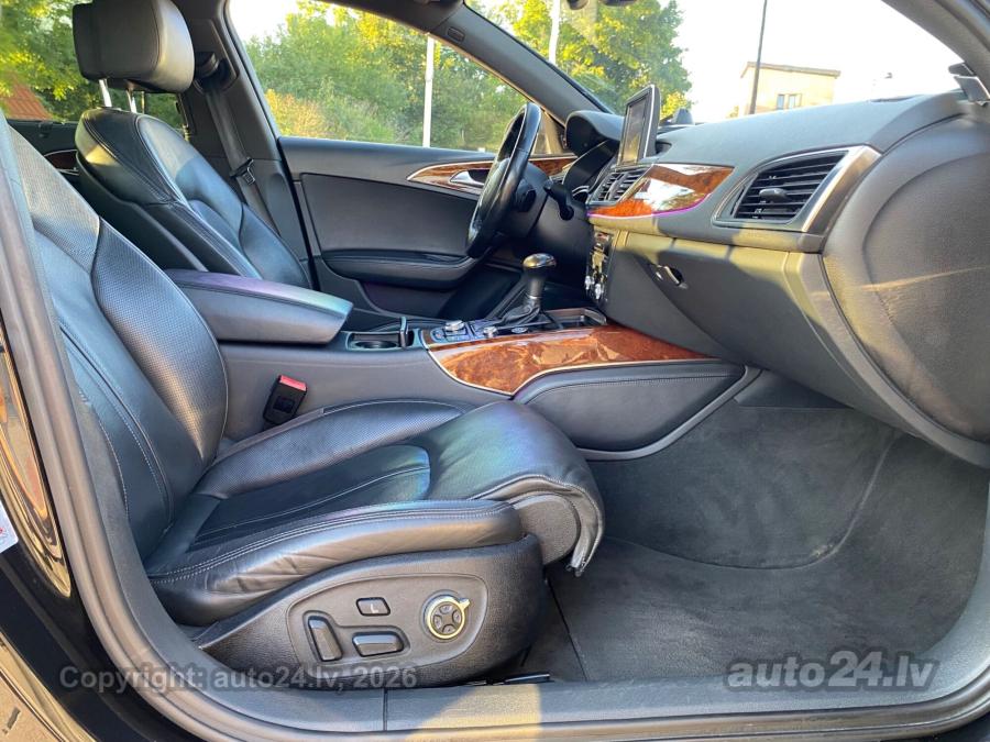 Black Audi A6 2012 in Riga, with an engine capacity of 3.00 L and mileage of 295 thousand km for 13500 €, photo 8 on AUTOMOTO.COM.LV