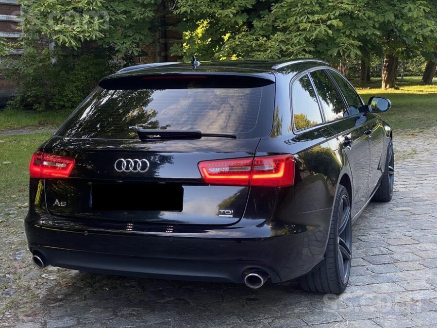 Black Audi A6 2012 in Liepaja, with an engine capacity of 3.00 L and mileage of 312 thousand km for 9800 €, photo 5 on AUTOMOTO.COM.LV