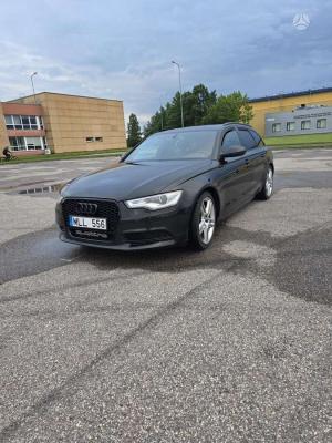 Melns Audi A6 2012 Kauņa, ar dzinēja tilpumu 2.97 L un nobraukumu 320 tūkst. km par 10000 €, foto  vietnē AUTOMOTO.COM.LV