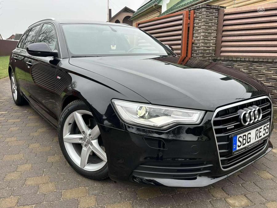 Black Audi A6 2012 in Vilnius, with an engine capacity of 2.97 L and mileage of 255 thousand km for 10350 €, photo 4 on AUTOMOTO.COM.LV