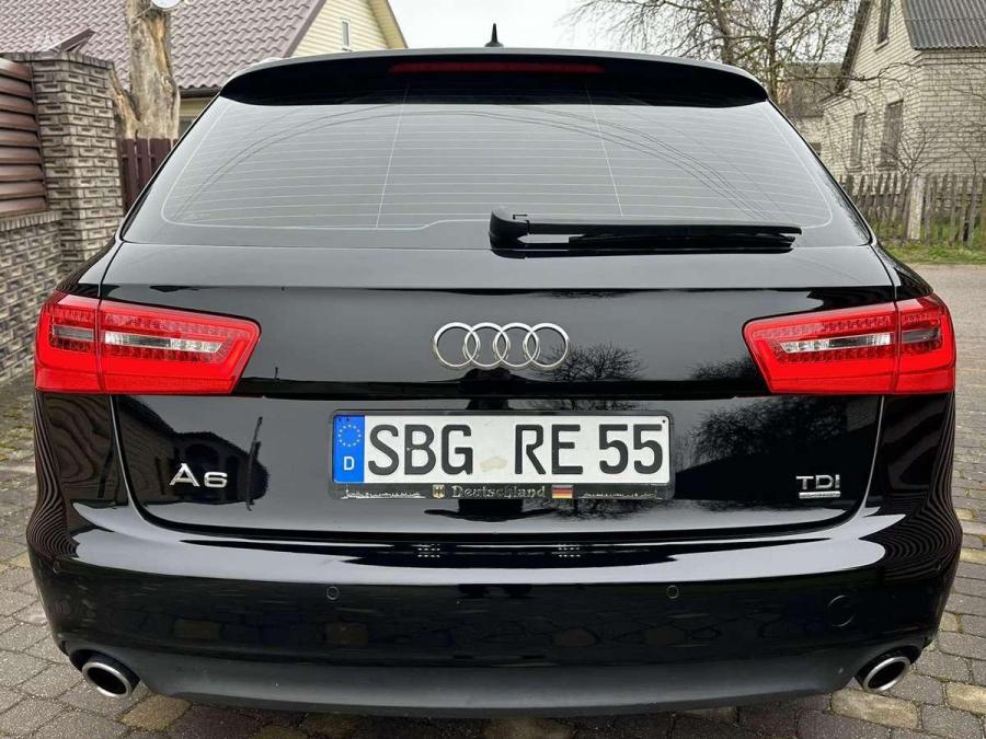 Black Audi A6 2012 in Vilnius, with an engine capacity of 2.97 L and mileage of 255 thousand km for 10350 €, photo 11 on AUTOMOTO.COM.LV