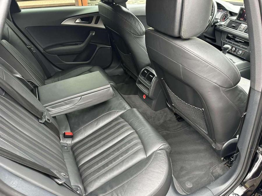 Black Audi A6 2012 in Vilnius, with an engine capacity of 2.97 L and mileage of 255 thousand km for 10350 €, photo 14 on AUTOMOTO.COM.LV