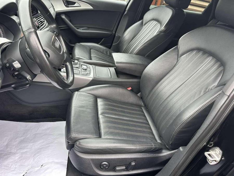 Black Audi A6 2012 in Vilnius, with an engine capacity of 2.97 L and mileage of 255 thousand km for 10350 €, photo 15 on AUTOMOTO.COM.LV
