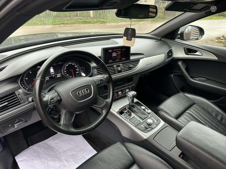 Black Audi A6 2012 in Vilnius, with an engine capacity of 2.97 L and mileage of 255 thousand km for 10350 €, photo 18 on AUTOMOTO.COM.LV