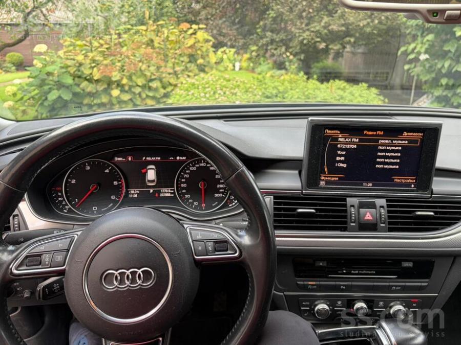 Black Audi A6 2012 in Riga, with an engine capacity of 3.00 L and mileage of 238 thousand km for 6600 €, photo 1 on AUTOMOTO.COM.LV