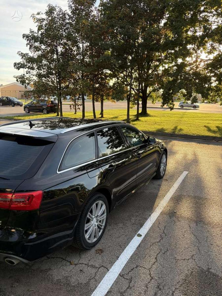 Black Audi A6 2012 in Kaunas, with an engine capacity of 2.97 L and mileage of 265 thousand km for 9499 €, photo 5 on AUTOMOTO.COM.LV