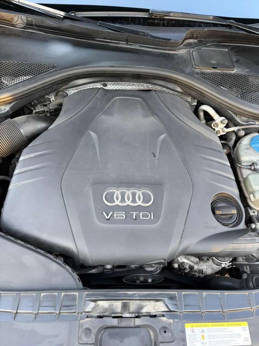 Black Audi A6 2012 in Kaunas, with an engine capacity of 2.97 L and mileage of 265 thousand km for 9499 €, photo 12 on AUTOMOTO.COM.LV