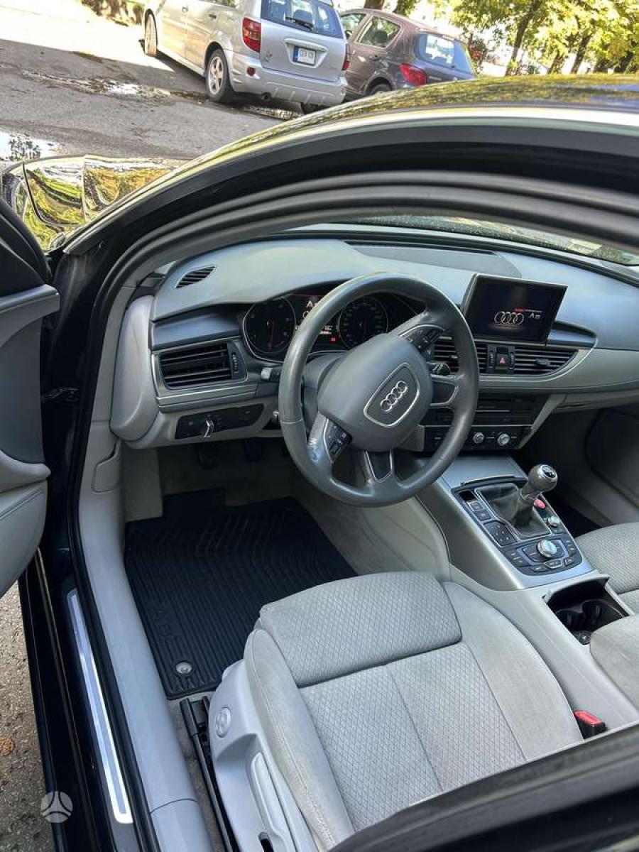 Black Audi A6 2012 in Kaunas, with an engine capacity of 2.97 L and mileage of 280 thousand km for 6199 €, photo 7 on AUTOMOTO.COM.LV