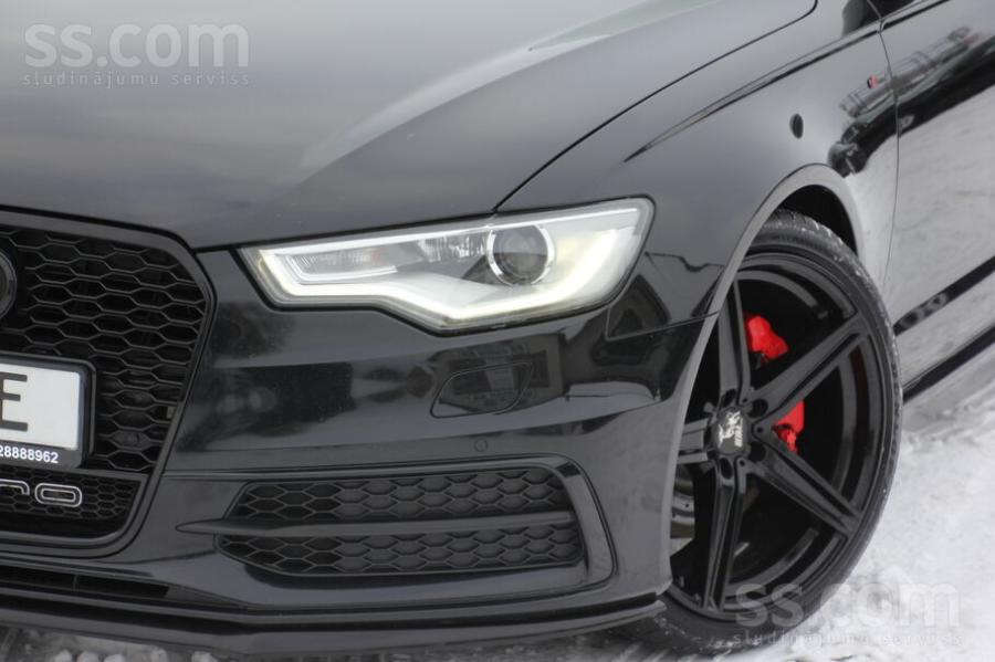 Black Audi A6 2012 in Tukums, with an engine capacity of 3.00 L and mileage of 326 thousand km for 11990 €, photo 13 on AUTOMOTO.COM.LV