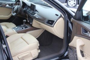 Black Audi A6 2012 in Tukums, with an engine capacity of 3.00 L and mileage of 326 thousand km for 11990 €, photo 15 on AUTOMOTO.COM.LV