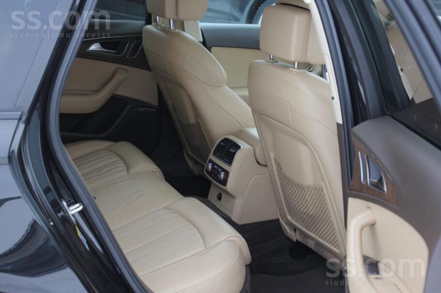 Black Audi A6 2012 in Tukums, with an engine capacity of 3.00 L and mileage of 326 thousand km for 11990 €, photo 16 on AUTOMOTO.COM.LV