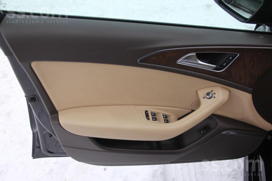 Black Audi A6 2012 in Tukums, with an engine capacity of 3.00 L and mileage of 326 thousand km for 11990 €, photo 20 on AUTOMOTO.COM.LV