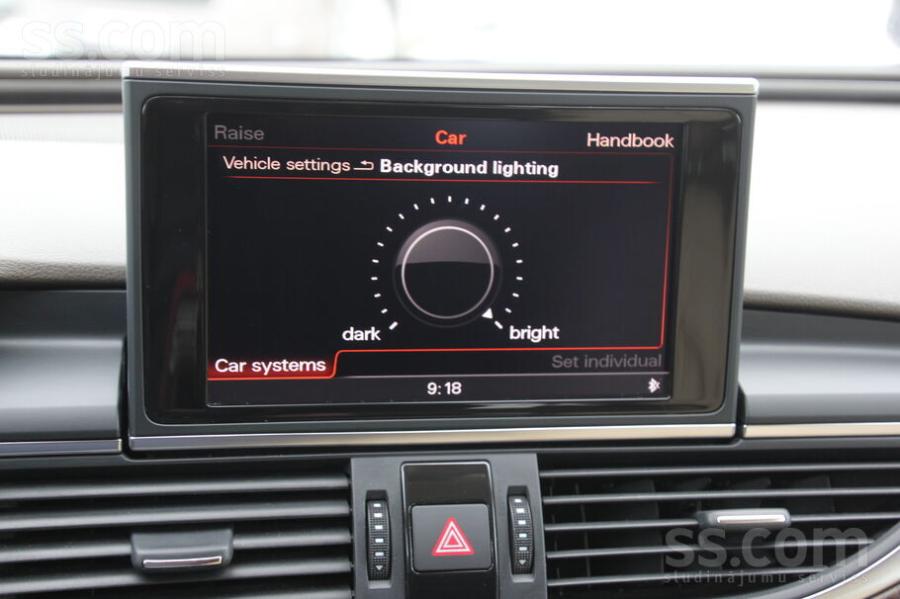 Black Audi A6 2012 in Tukums, with an engine capacity of 3.00 L and mileage of 326 thousand km for 11990 €, photo 24 on AUTOMOTO.COM.LV
