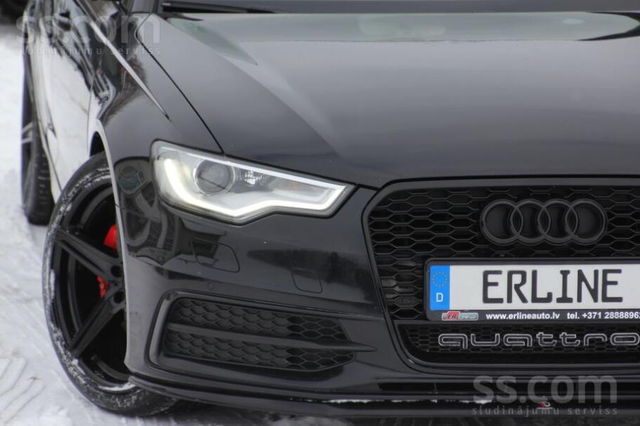Black Audi A6 2012 in Tukums, with an engine capacity of 3.00 L and mileage of 326 thousand km for 11990 €, photo 27 on AUTOMOTO.COM.LV
