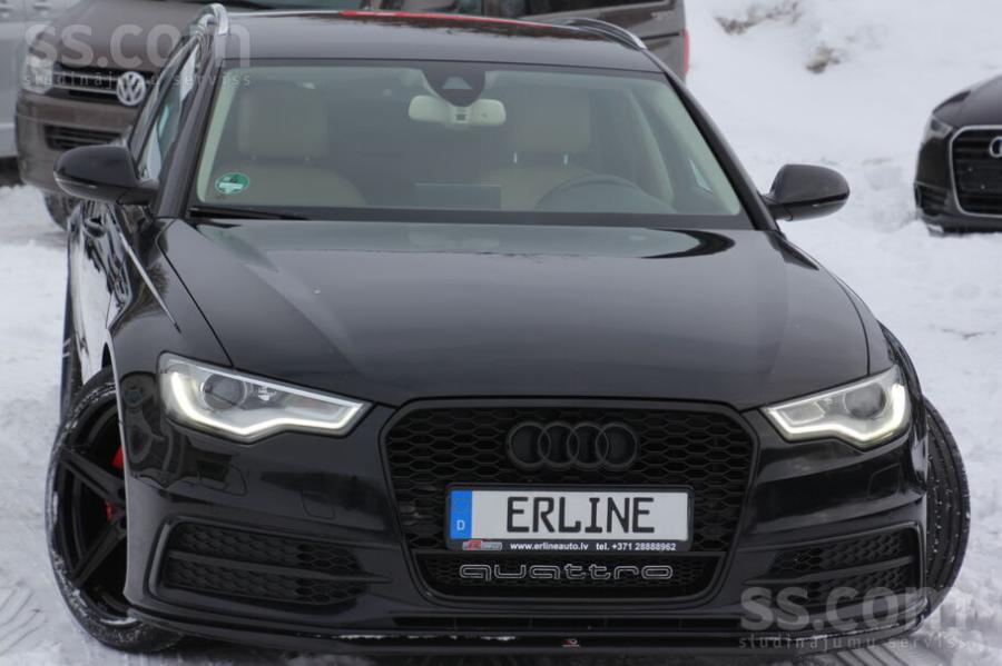 Black Audi A6 2012 in Tukums, with an engine capacity of 3.00 L and mileage of 326 thousand km for 11990 €, photo 28 on AUTOMOTO.COM.LV
