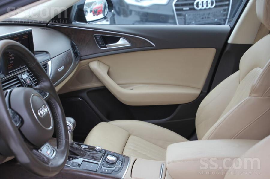 Black Audi A6 2012 in Tukums, with an engine capacity of 3.00 L and mileage of 326 thousand km for 11990 €, photo 35 on AUTOMOTO.COM.LV