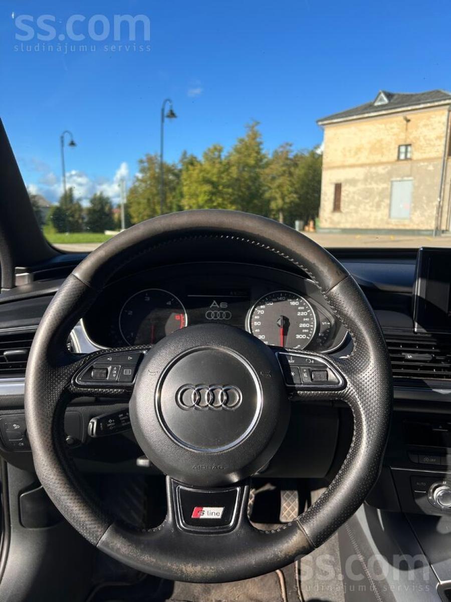 Melns Audi A6 2012 Saldus, ar dzinēja tilpumu 3.00 L un nobraukumu 473 tūkst. km par 9000 €, foto 10 vietnē AUTOMOTO.COM.LV