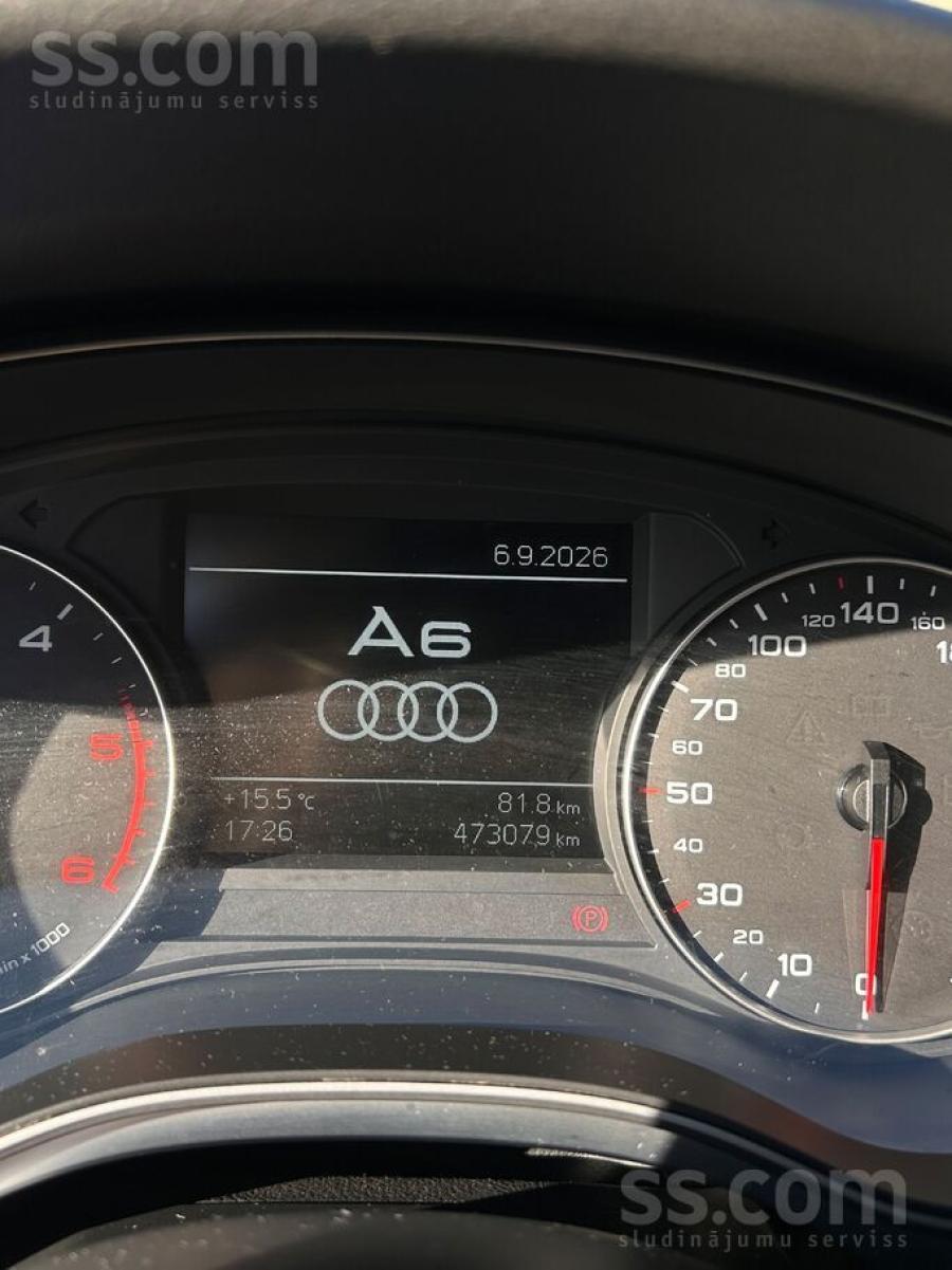 Melns Audi A6 2012 Saldus, ar dzinēja tilpumu 3.00 L un nobraukumu 473 tūkst. km par 9000 €, foto 11 vietnē AUTOMOTO.COM.LV