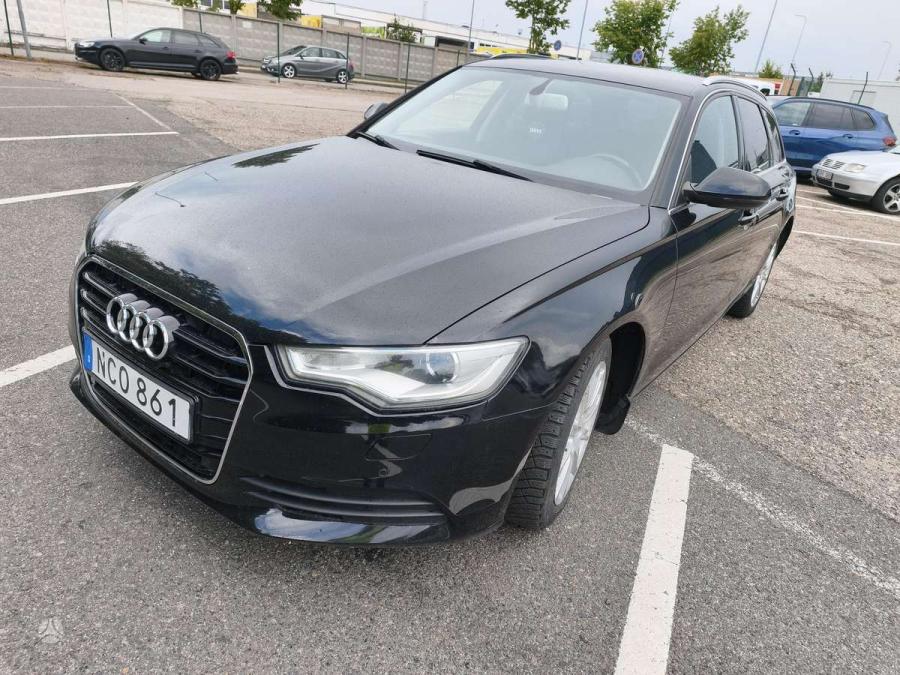 Melns Audi A6 2012 Kauņa, ar dzinēja tilpumu 2.00 L un nobraukumu 260 tūkst. km par 9200 €, foto 1 vietnē AUTOMOTO.COM.LV