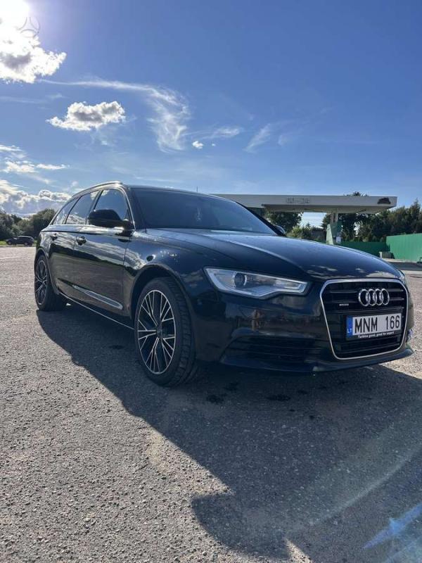 Black Audi A6 2012 in Vilkaviskis, with an engine capacity of 2.97 L and mileage of 325 thousand km for 8050 €, photo 3 on AUTOMOTO.COM.LV