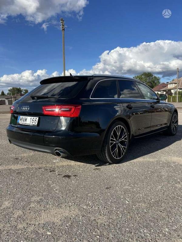 Black Audi A6 2012 in Vilkaviskis, with an engine capacity of 2.97 L and mileage of 325 thousand km for 8050 €, photo 4 on AUTOMOTO.COM.LV