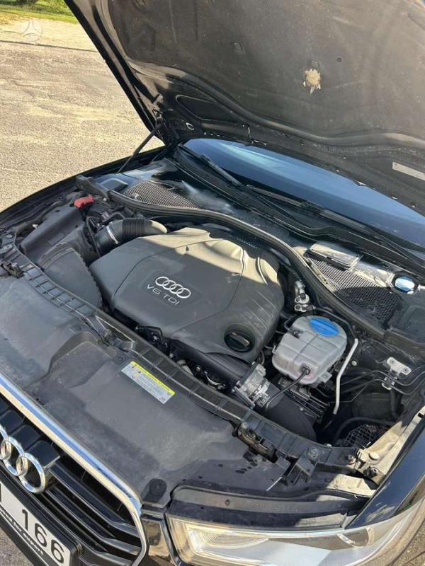 Black Audi A6 2012 in Vilkaviskis, with an engine capacity of 2.97 L and mileage of 325 thousand km for 8050 €, photo 8 on AUTOMOTO.COM.LV