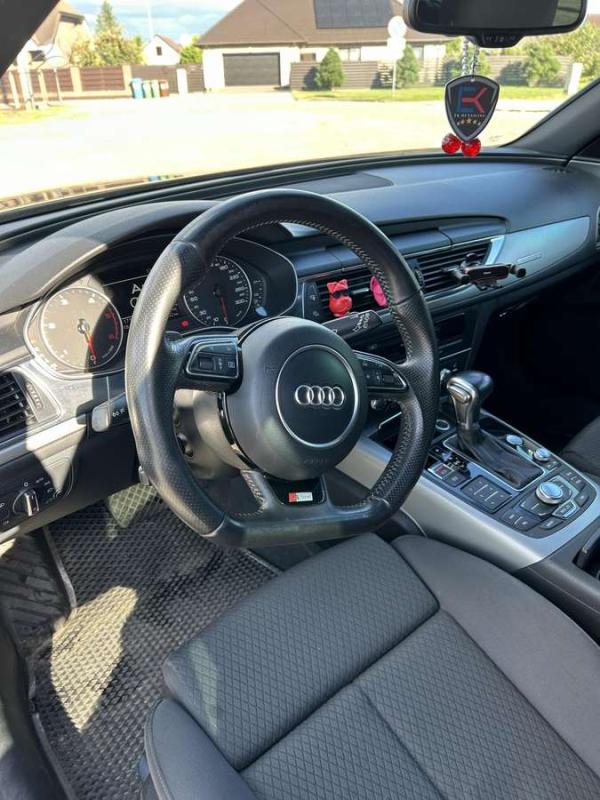 Black Audi A6 2012 in Vilkaviskis, with an engine capacity of 2.97 L and mileage of 325 thousand km for 8050 €, photo 9 on AUTOMOTO.COM.LV