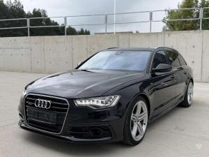 Melns Audi A6 2012 Utena, ar dzinēja tilpumu 2.97 L un nobraukumu 255 tūkst. km par 12950 €, foto  vietnē AUTOMOTO.COM.LV