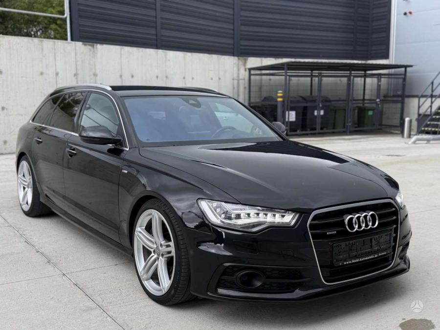 Black Audi A6 2012 in Utena, with an engine capacity of 2.97 L and mileage of 255 thousand km for 12950 €, photo 3 on AUTOMOTO.COM.LV