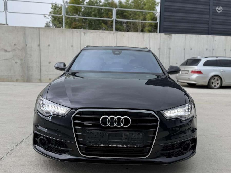 Black Audi A6 2012 in Utena, with an engine capacity of 2.97 L and mileage of 255 thousand km for 12950 €, photo 5 on AUTOMOTO.COM.LV