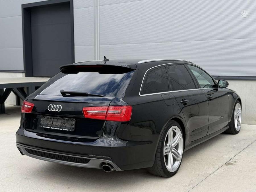 Black Audi A6 2012 in Utena, with an engine capacity of 2.97 L and mileage of 255 thousand km for 12950 €, photo 10 on AUTOMOTO.COM.LV