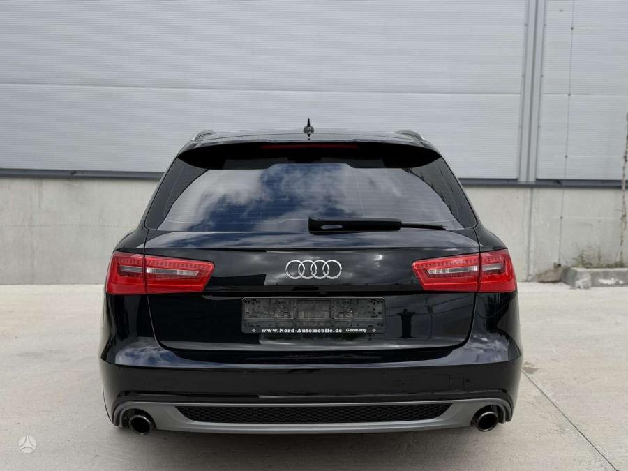 Black Audi A6 2012 in Utena, with an engine capacity of 2.97 L and mileage of 255 thousand km for 12950 €, photo 11 on AUTOMOTO.COM.LV