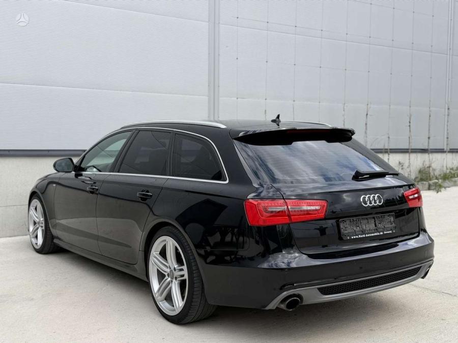 Black Audi A6 2012 in Utena, with an engine capacity of 2.97 L and mileage of 255 thousand km for 12950 €, photo 12 on AUTOMOTO.COM.LV