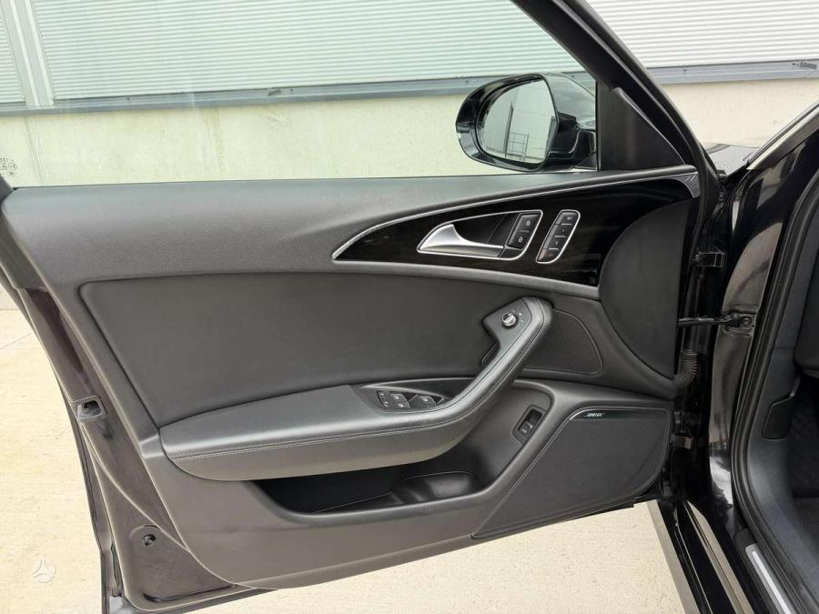 Black Audi A6 2012 in Utena, with an engine capacity of 2.97 L and mileage of 255 thousand km for 12950 €, photo 20 on AUTOMOTO.COM.LV