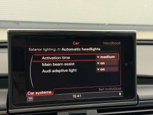 Black Audi A6 2012 in Utena, with an engine capacity of 2.97 L and mileage of 255 thousand km for 12950 €, photo 28 on AUTOMOTO.COM.LV