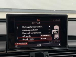 Black Audi A6 2012 in Utena, with an engine capacity of 2.97 L and mileage of 255 thousand km for 12950 €, photo 30 on AUTOMOTO.COM.LV
