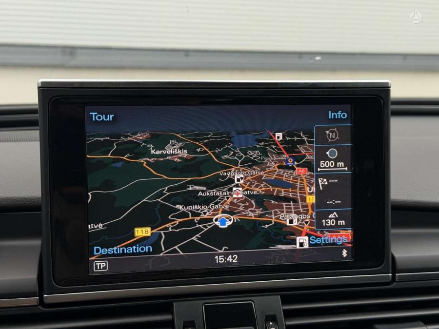Black Audi A6 2012 in Utena, with an engine capacity of 2.97 L and mileage of 255 thousand km for 12950 €, photo 32 on AUTOMOTO.COM.LV