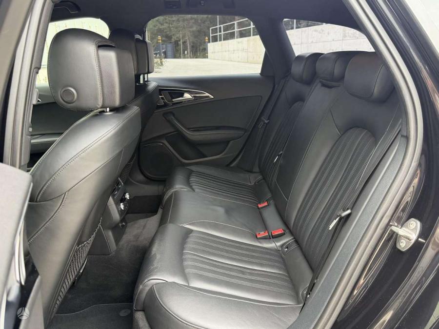 Black Audi A6 2012 in Utena, with an engine capacity of 2.97 L and mileage of 255 thousand km for 12950 €, photo 35 on AUTOMOTO.COM.LV